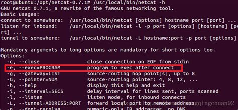 Linux系统终端命令：netcat的基本使用 Netcat L Csdn博客