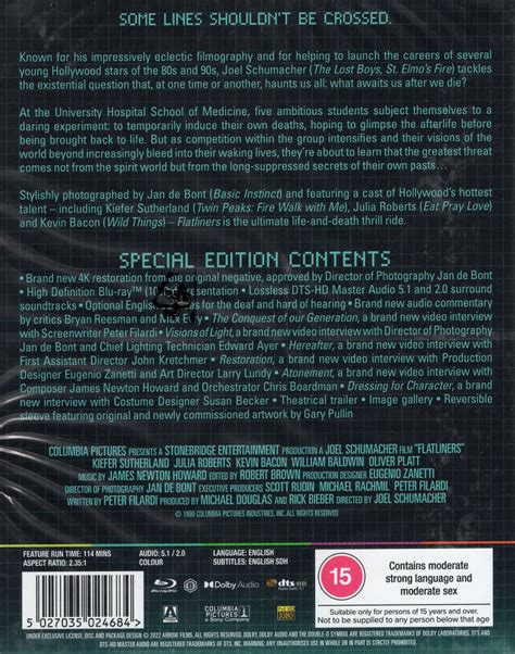 Flatliners Ej Svensk Text 1990 Blu Ray