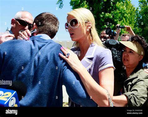 File In This April 27 2011 File Photo Paris Hilton Center Reacts