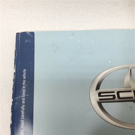 2007 Scion Tc Factory Original Glovebox Owners Manual Book Ebay