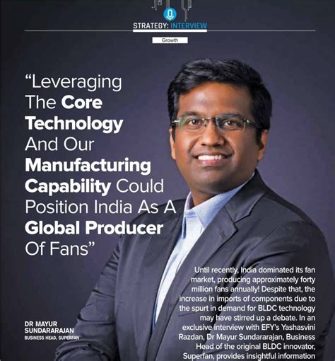 Yashasvini Razdan On Linkedin Bldc Fans Electronics Manufacturing