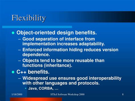 Ppt Object Oriented Design Elements Of The Opus Application Programming Interface Powerpoint