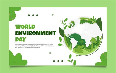Premium Vector World Environment Day Banner Design