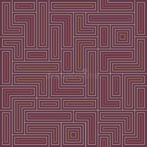 Vector Seamless Pattern With Square And Rectangle Elements Geometric Tiles Seamless Pattern