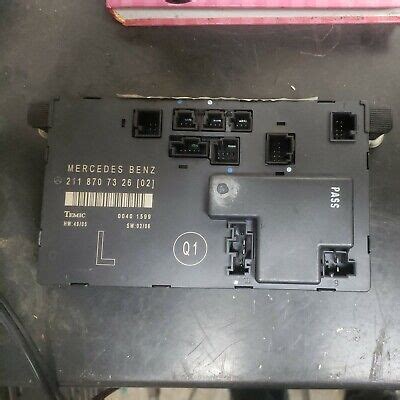 Mercedes E350 E550 W211 Front Left Driver Side Door Module 211 870 73