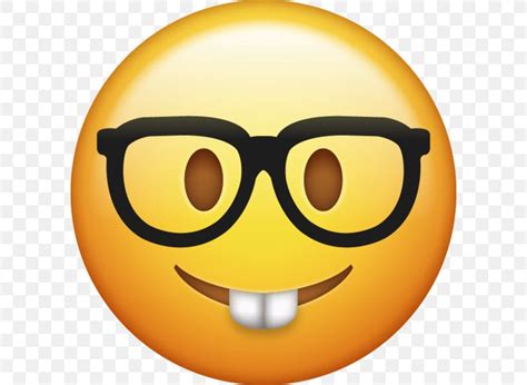 Emoji Iphone Smiley Nerd Sticker Png 600x600px Emoji Emoticon