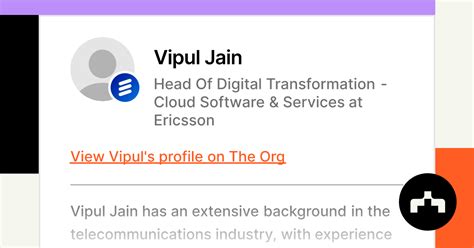 Vipul Jain Head Of Digital Transformation Cloud Software And Services