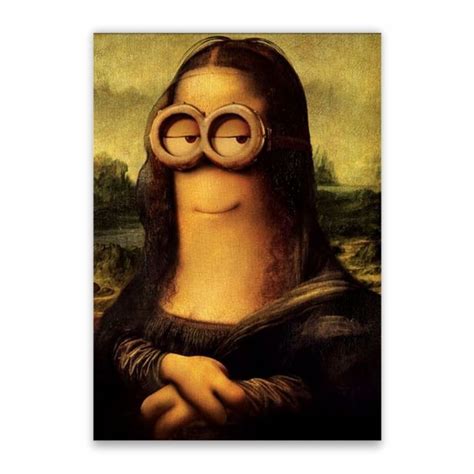 Minion Mona Lisa Poster A1 Shop Today Get It Tomorrow