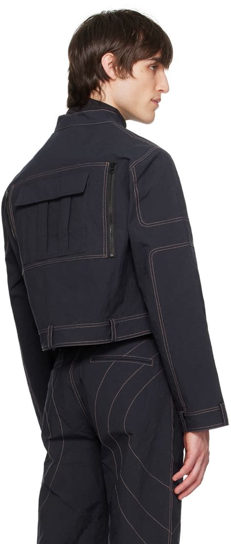 Uncertain Factor Navy Uncertain Chip Armor Jacket Uncertain Factor