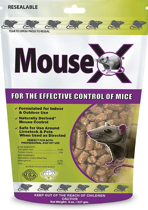 Mousex Bait Pellets 8oz Heritage Animal Health