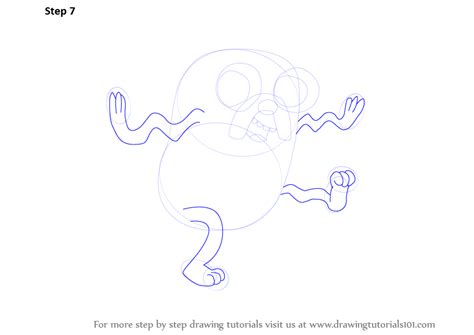 How To Draw Jake From Adventure Time Adventure Time Step By Step