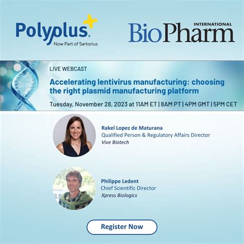 Polyplus Now Part Of Sartorius On Linkedin Accelerating Lentivirus