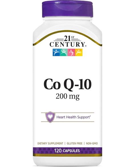 21st Century Co Q10 200 Mg Capsules 120 Count Vitamins Depots Gh