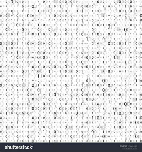 Matrix Stream Binary Code Numbers On Stock Vector Royalty Free