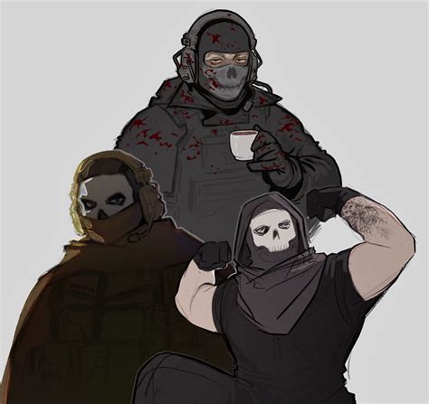 Yuli Bbgyz44 Ghost Modern Warfare 2 Call Of Duty Call Of Duty