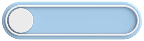 Premium Photo 3d Button Empty Button 3d Illustration