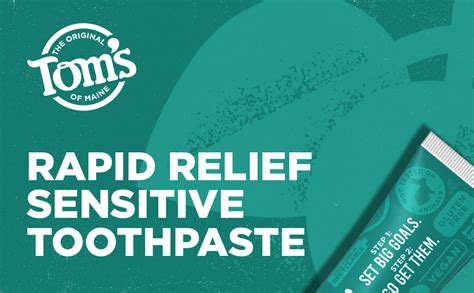 Toms Of Maine Fluoride Free Rapid Relief Sensitive