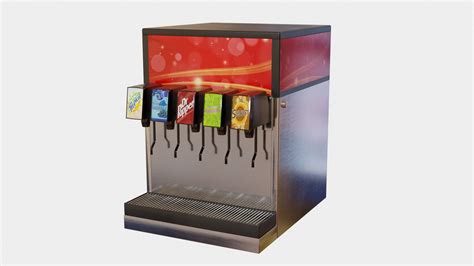 Soda Dispenser 3d Model Turbosquid 2121077