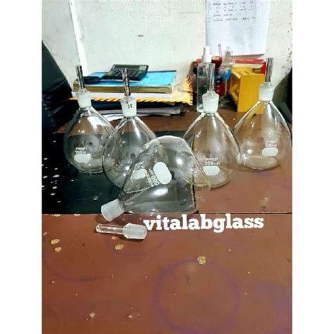 Promo Piknometer Density Bottle 500 Ml Pyrex Diskon 23 Di Seller