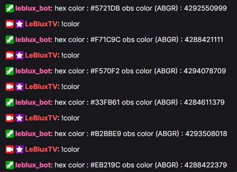 Color Randomizer Hex Color And Obs Color Abgr · Github
