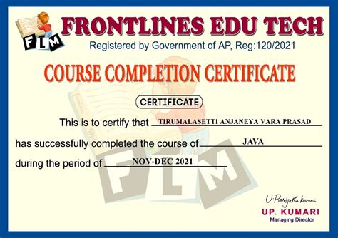 tirumalasetti anjaneya vara prasad on linkedin programming training frontlines edu tech