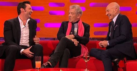 Hugh Jackman Patrick Stewart And Ian Mckellen Chat X Men Spin1038