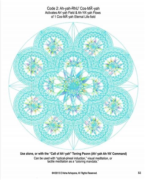 Code 2 Ah Yah Rhu Cos Ma Yah Sacred Science Healing Codes