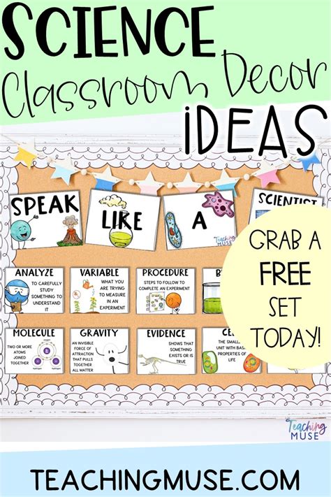 Science Classroom Decor Ideas For Engagement Bulletin Board
