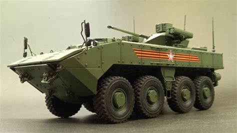 БМП К Объект К 17 Бумеранг модель в масштабе 135 от Звезды Bmp K