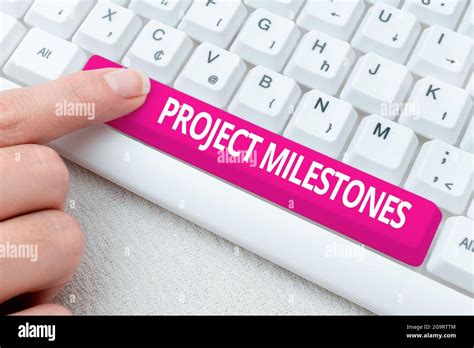 Text Showing Inspiration Project Milestones Concept Meaning Duration