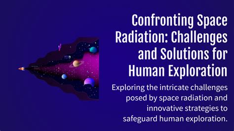 Confronting Space Radiation Challenges And Solutions For Human