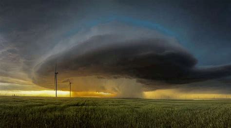 Professional Storm Chaser Risks Life To Stand Just Metres From Eye Of