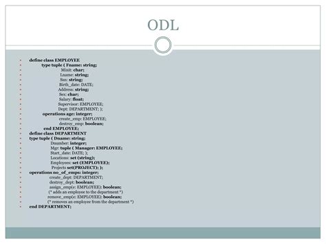 Object Oriented Database Concepts Pptx