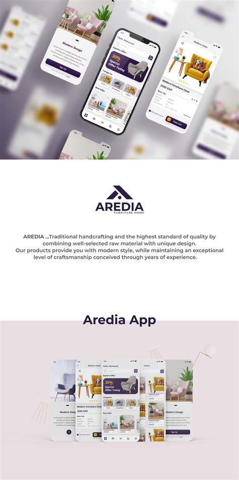 Aredia App Ui Design On Behance