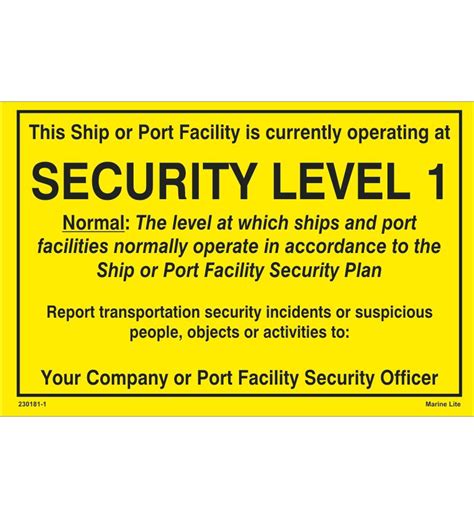 Isps Security Level 1 230181 1