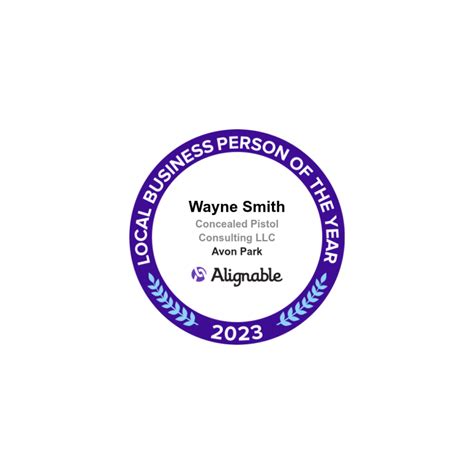 Wayne Smith On Linkedin Alignable Announces Wayne Smith Of Concealed Pistol Consulting Llc As A…