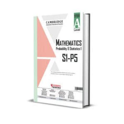 A Level Math 9709 Paper 5 S1 20202024 Book Students Resource