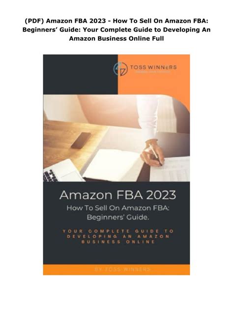 (PDF) Amazon FBA 2023 - How To Sell On Amazon FBA: Beginners’ Guide: Your Complete Guide to ...