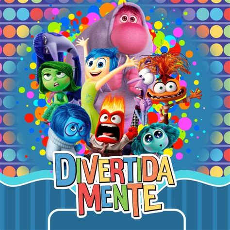 Livro De Colorir Tema Divertida Mente Com 50 Desenhos Elo7