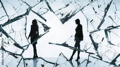 A Powerful Visual Of Gender Inequality Showing A Cracked Glass Ceiling A Powerful Visual Of Gender Inequality Showing A Cracked Glass Ceiling