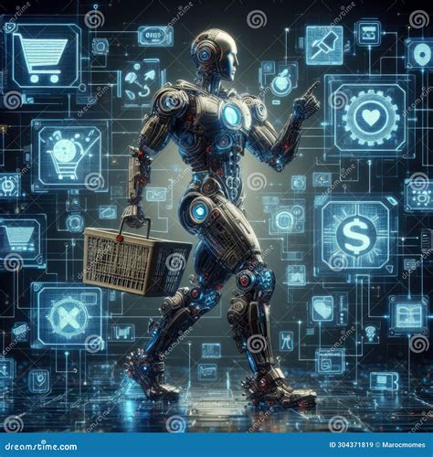 futuristic artificial intelligence cyborg bionic human robotic
