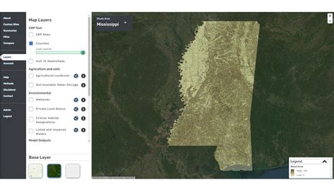 Usda Crp Tool Prototype Conservation Biology Institute