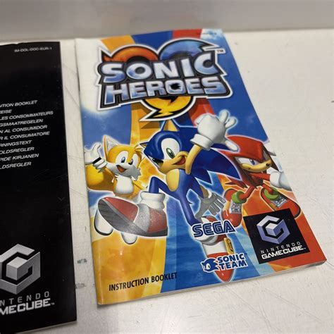 Nintendo Gamecube Sonic Heroes Nintendo Pal Eng Triangolo Verde I