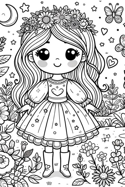 여자 아이들이 너무 좋아하는 귀여운 공주 색칠공부 도안 37종 키즈위키 어린이 색칠 공부 공주 동화