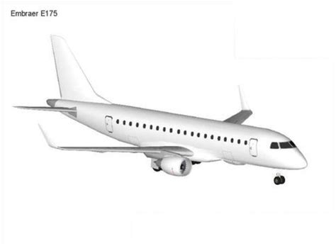 Embraer E175 3d Model 71076 Model Copy Default
