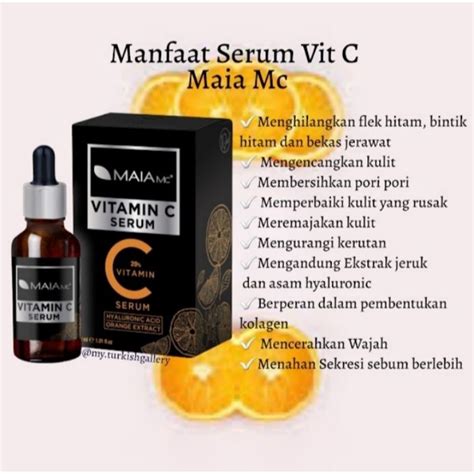 Jual Face Serum Vit C Maia Mc Shopee Indonesia