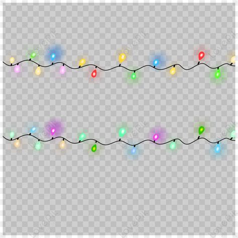 Christmas String Light Effectstring Of Lightscartoon Lightslanterns