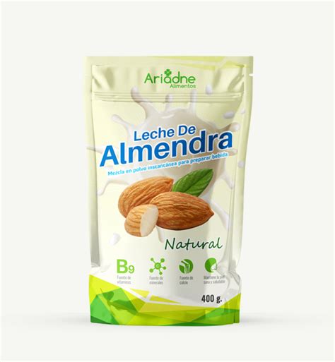 Leche De Almendras 400 Gr Ariadne Jalea Real Productos Naturales