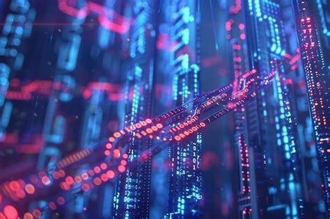 premium photo hologram bitcoin blockchain crypto currency digital