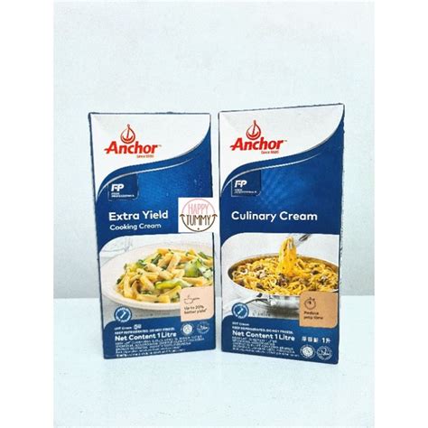 Jual Anchor Cooking Culinary Cream Extra Yield Krim Masak 1l Kemasan